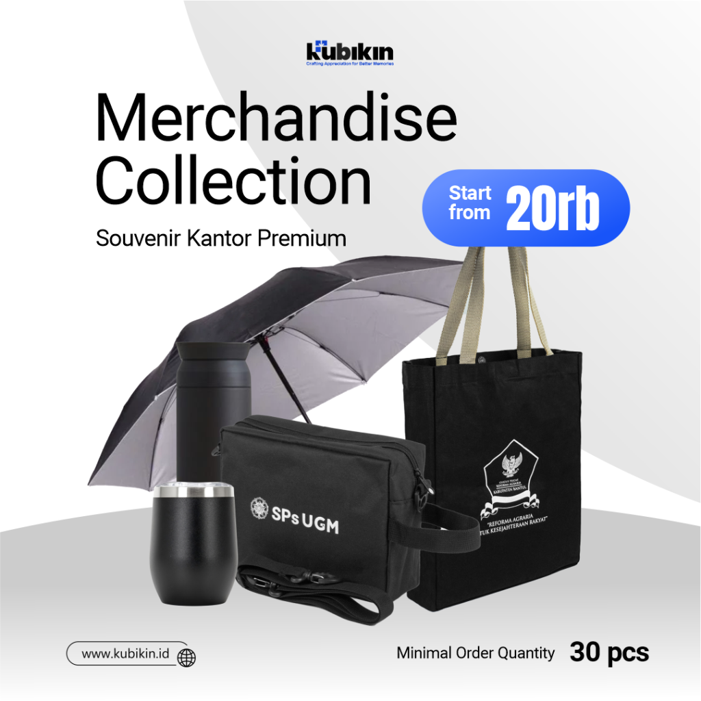Souvenir Kantor Premium dan Merchandise Eksklusif - Kubikin